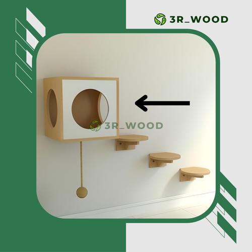 Jual Taman Bermain Kucing/Cat Playground Aesthetic/Rumah Kayu Kucing ...