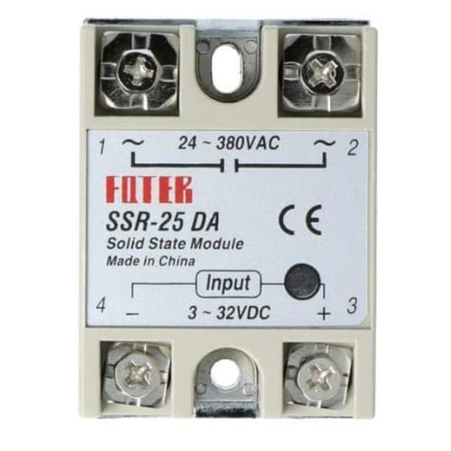 Jual Solid State Relay SSR-40DA 40A/250V 3-32VDC/24-380VAC - 25DA CHN ...