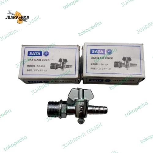 Jual Kran Gas SATA 1/2" / Kran Gas LPG / Kran Oven Gas Water Heater ...