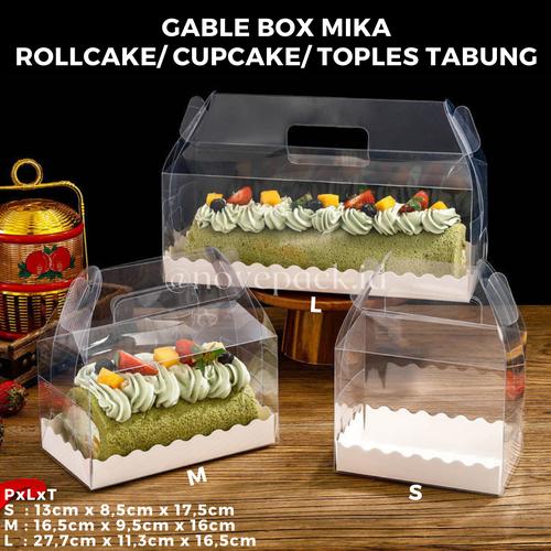 Jual GABLE BOX MIKA/GABLE BOX MIKA TRANSPARAN/GABLE BOX MIKA ROLLCAKE ...