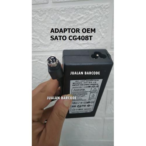 Jual ADAPTOR OEM / KW PRINTER SATO CG408 CG408T CG-408T CHARGER ...