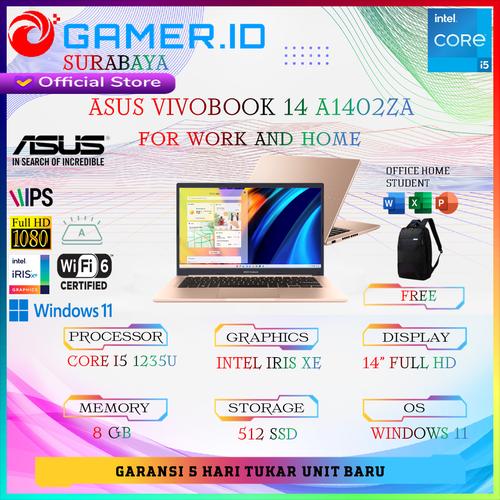 Promo Asus Vivobook 14 A1402ZA I5 1235U 8GB 512SSD W11+Ohs FullHD Cicil 0% 3x - Kota Surabaya ...