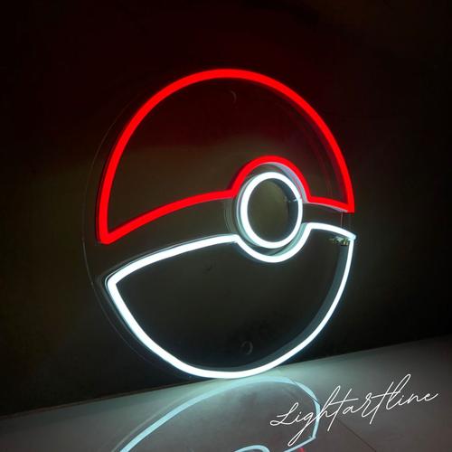 Jual Neon Flex POKEMON - lampu POKEMON - Neon Sign dengan Logo POKEMON ...