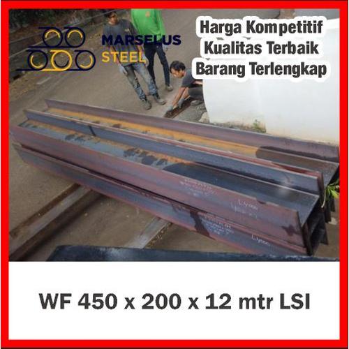 Jual WF 450 x 200 x 12 mtr SNI Lautan Steel / Besi IWF 450 Wide Flange ...