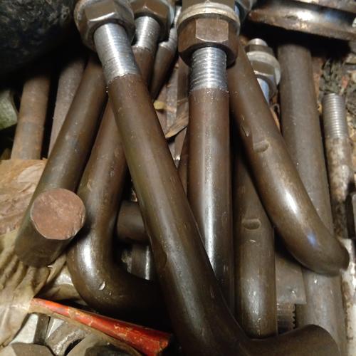 Jual angkur L angker anchor bolt baja as st60 m24 m 24 24mm x 28 cm ...