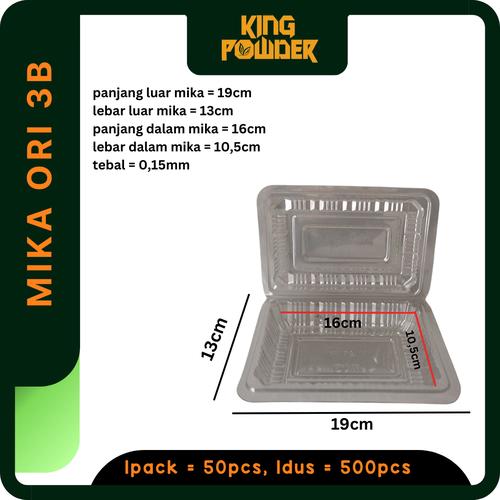 Jual Mika Snack 3B | Mika plastik bening ukuran 3 b | Mika kue bening ...