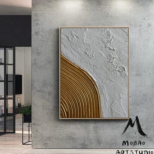 Jual lukisan minimalis modern dekorasi dinding - 120x80+frame - Kab ...