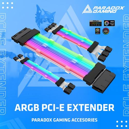 Jual Kabel PCIe Extender - PARADOX GAMING ARGB PCI-E CABLE EXTENDER ...