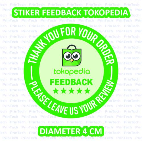 Jual Sticker Feedback Tokopedia Label Thank you - Jakarta Pusat ...