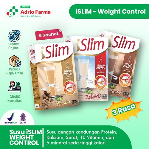 Jual Susu iSLIM - WEIGHT CONTROL - Vanilla Late - Cokelat - Mochaccino ...