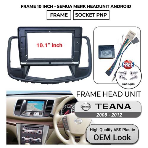 Jual Frame Head Unit NISSAN TEANA 2008-2012 10 inch OEM - FRAME ONLY ...