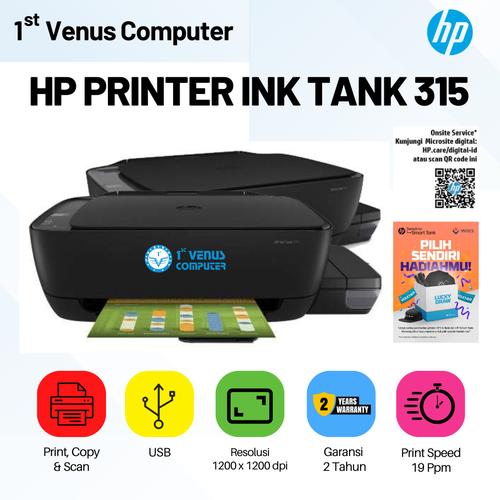 Jual Printer Hp 315 Ink Tank - All In One (Print Scan Copy) Garansi ...