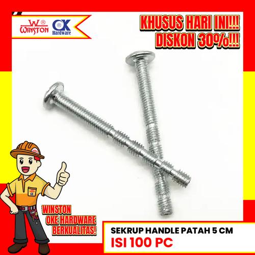 Jual Sekrup Handle Lemari Tarikan Skrup Patah Baut potong 5 cm Termurah ...