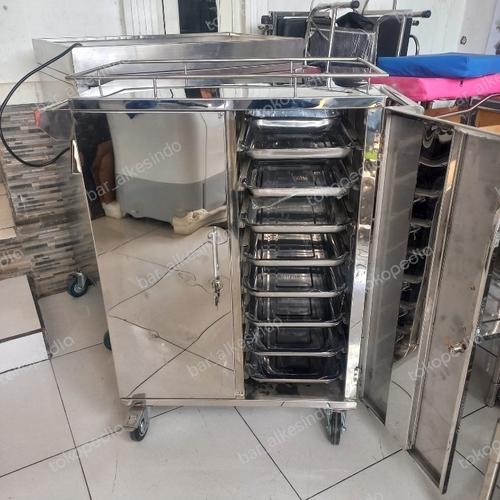 Jual Trolley Food 16 Susun Stainless Warmer | Food Troli 16 Susun Plus ...