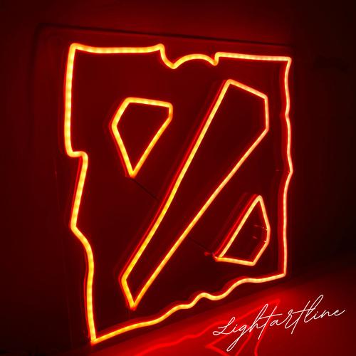 Jual Neon Flex DOTA - lampu DOTA - Neon Sign dengan Logo DOTA - Kota ...