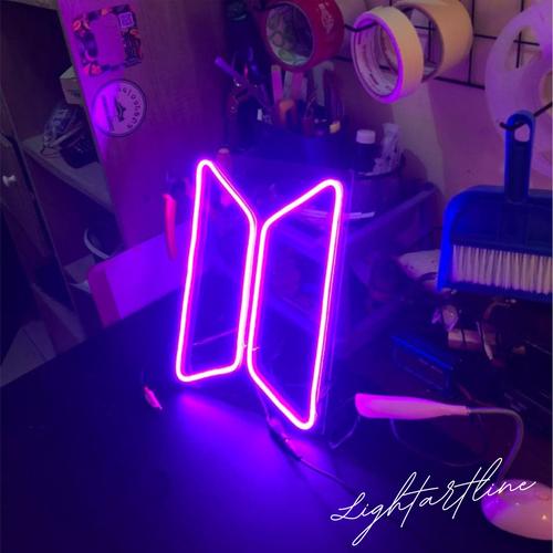 Jual Neon Flex BTS - lampu BTS - Neon Flex dengan Logo BTS - Kota ...