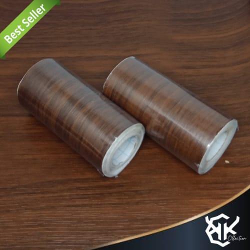 Jual Border List Wallpaper Motif Kayu 10cm x 10m Wall Stiker Border ...