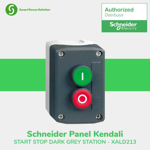 Promo Schneider Panel Kendali Start Stop Dark Grey Station - XALD213 ...
