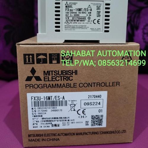 Jual Fx3U 16Mt Es A Plc Mitsubishi Fx3U-16Mt/Es-A Fx3U 16Mtesa Fx3U-16M ...
