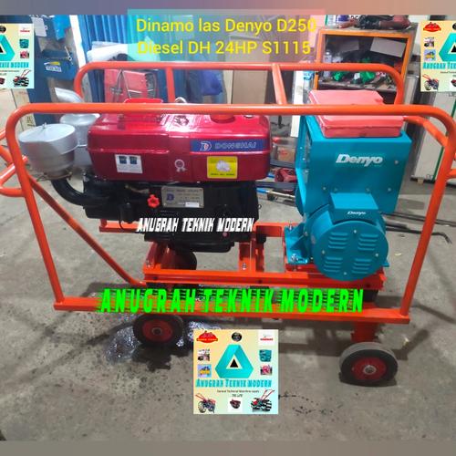Jual Dinamo las Denyo D250 A Penggerak diesel 24hp DH S1115 - Jakarta ...