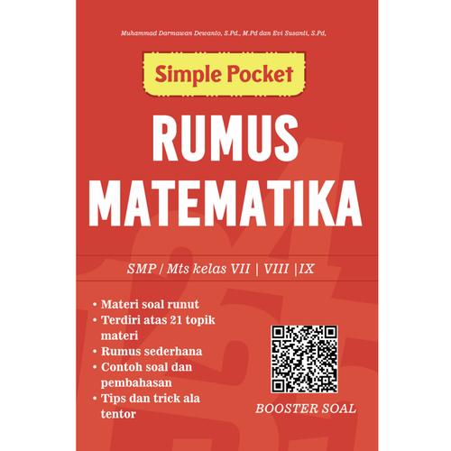 Jual Buku Simple Pocket Rumus Matematika Kelas 7, 8, 9 SMP/MTs - Kab ...