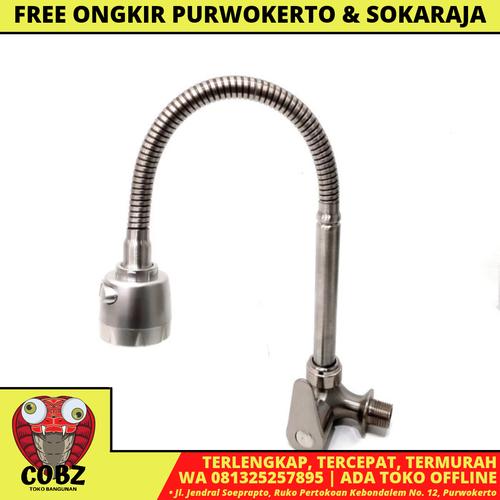 Jual 1/2 IN / ORACLE Kran Tembok Angsa Fleksibel Bak Cuci Piring ...