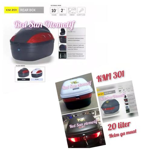 Jual Box belakang + Breket kmi 201 10L 301 20L vario mio scoopy Beat Fino v - 201 Hitam, Non ...