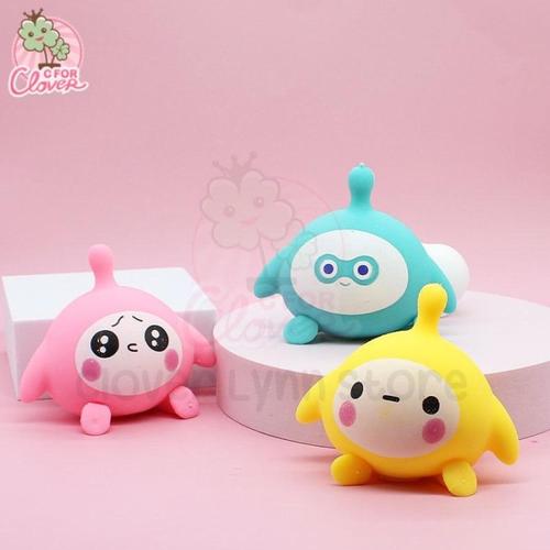 Jual CHIBI ALIEN SQUEEZE TOY fidget vent toys unik anti stress - Pink ...