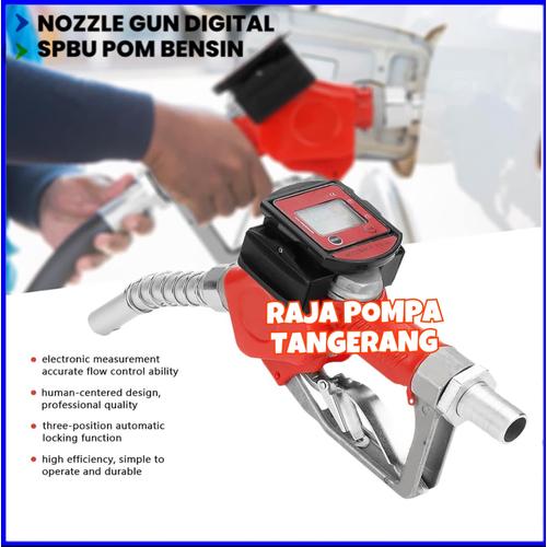 Jual Nozzle Gun Digital Pertamina / Pertamini 1inch SPBU Pom Bensin ...
