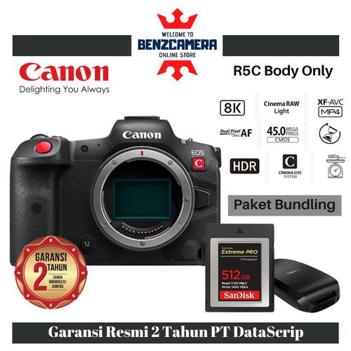 Jual Canon EOS R5C Body Only Mirrorless Cinema Camera - Eos R5 C ...