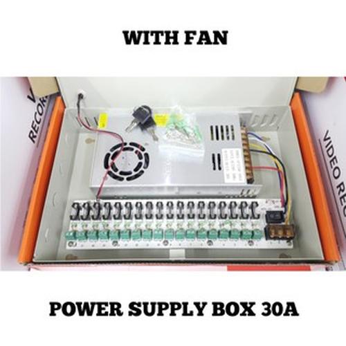 Jual Power Supply Box Panel Cctv 12v 30a 18 Channel - Jakarta Pusat ...