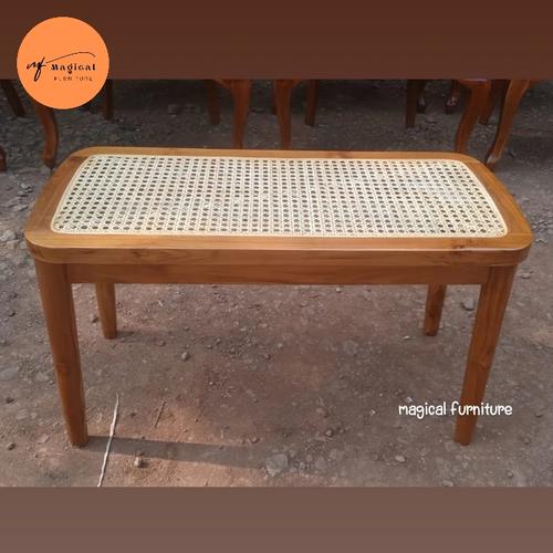 Jual Bench / Kursi Rotan Kayu Jati Minimalis Modern - Kab. Bekasi ...