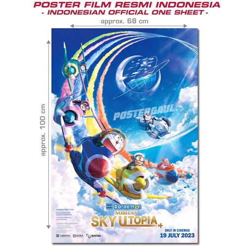 Jual Poster Film DORAEMON: NOBITA'S SKY UTOPIA - original Indonesian ...