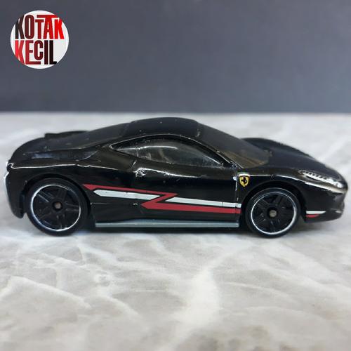 Jual Hot Wheels Ferrari 458 Italia Hitam Loose Sport Car - Kab ...