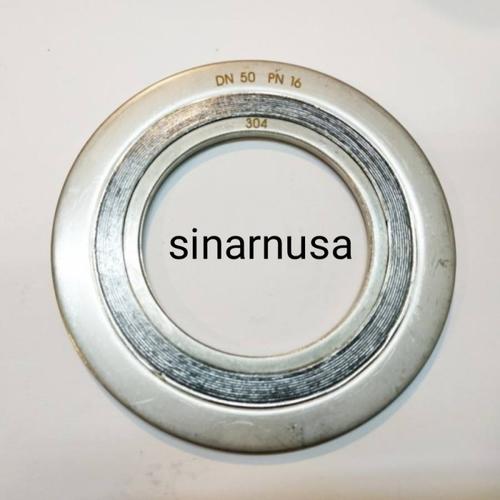 Jual SWG PN 16 Stainless SS 304 2 " inchi - Spiral Wound Gasket SS 304 ...