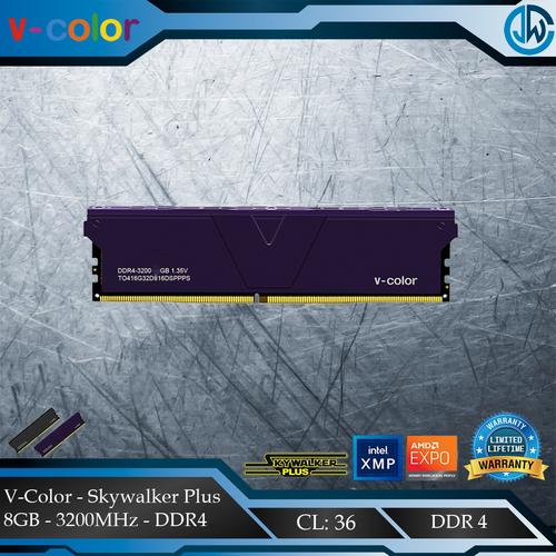 Jual V-Color SkyWalker Plus 8GB 3200Mhz DDR4 - PC25600 - Ungu - Kota ...