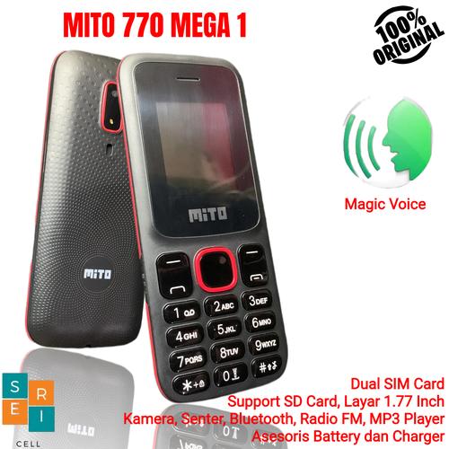 Jual HP MITO 770 Mega 1 - MAGIC VOICE Layar 1.77 INCH Promo Murah ...