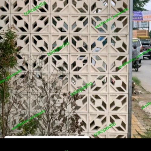 Jual roster beton/roster minimalis/warna/putih/motif/varian/ lubang ...