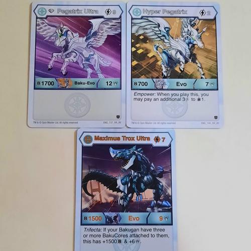 Jual Kartu Bakugan Armored haos Evo Diamond Pegatrix Ultra/Maximus Trox ...