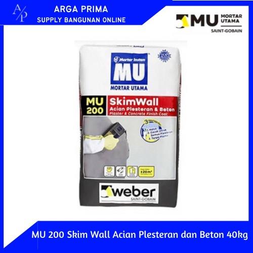 Jual Semen Acian Plesteran dan Beton Mortar Utama / MU 200 MU200 Skim ...