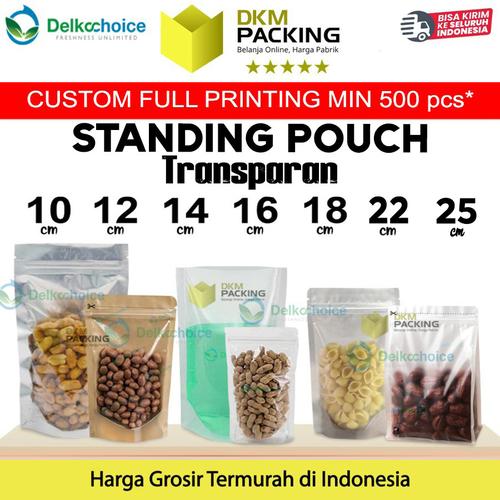 Jual Standing Pouch VARIAN TRANSPARAN Plastik Klip Kemasan DELKOCHOICE ...