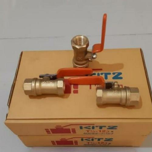 Jual Stop Kran Ball Valve Kitz Original 3/4" inch Dn 20mm - Jakarta Pusat - Cv. Maju Abadi ...