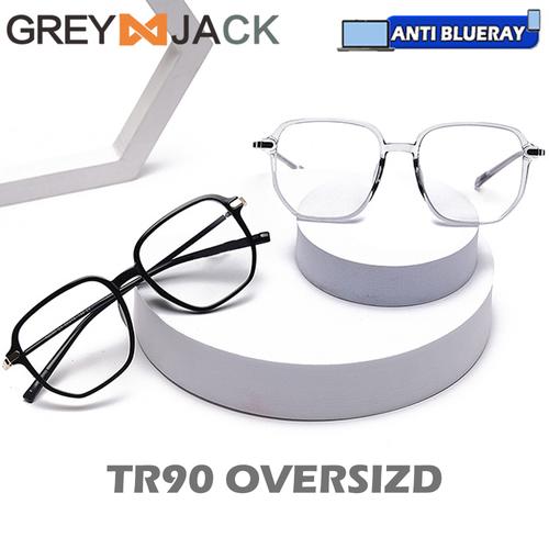Promo Grey Jack Kacamata Model Kotak Besar Bahan TR90 Fashion Unisex ...
