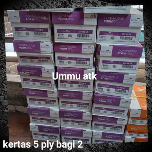 Jual Kertas continuous form 5 ply bagi 2 paperline - Jakarta Utara ...