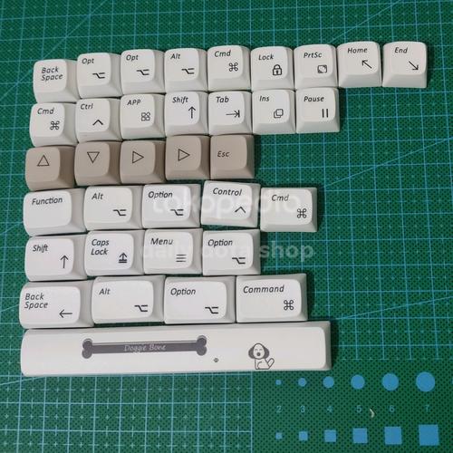 Jual sharing keycaps xda profile apple style pbt dyesub not akko gt65 ...