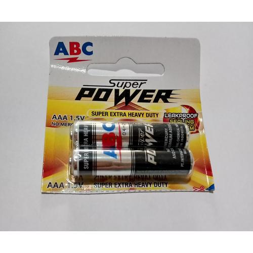 Jual Baterai ABC Super Power AAA 1.5V isi 2 pcs Baterai Remote AC ...