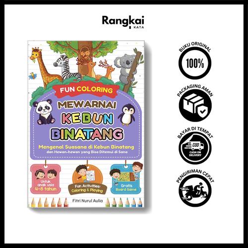 Jual Buku Fun Coloring: Mewarnai Kebun Binatang - Fitri Nurul Aulia ...