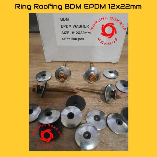 Jual (50 pcs) Ring Sekrup Roofing / Roof Seal 12x22mm / EPDM Bounded ...