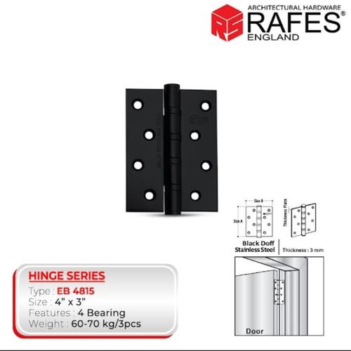 Jual Engsel pintu Rafes hitam stainless steel 304 EB-4815 - Jakarta ...