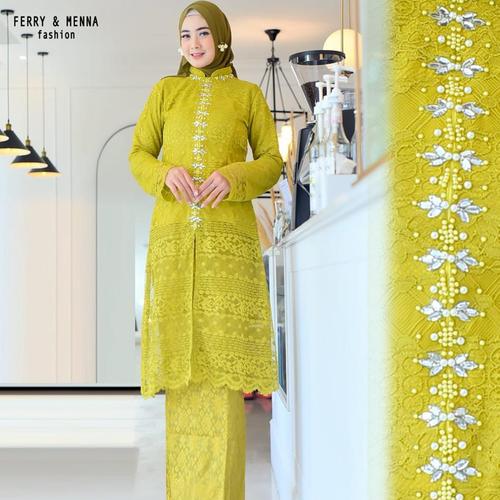 Promo kebaya Payet Malika jumbo ld 130 cm terbaru/kebaya modern/kebaya ...